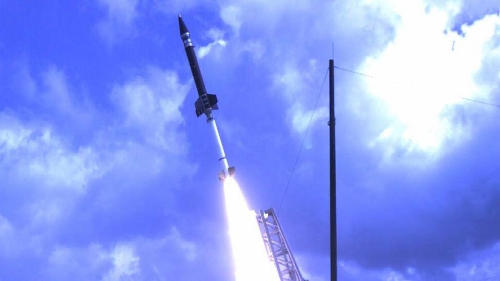'First' commercial rocket launched from Scotland - BBC News