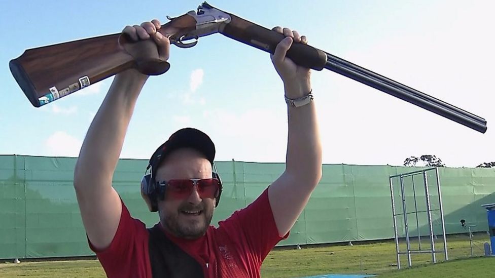 Aaron Heading: The coastguard aiming for world shooting gold - BBC Sport