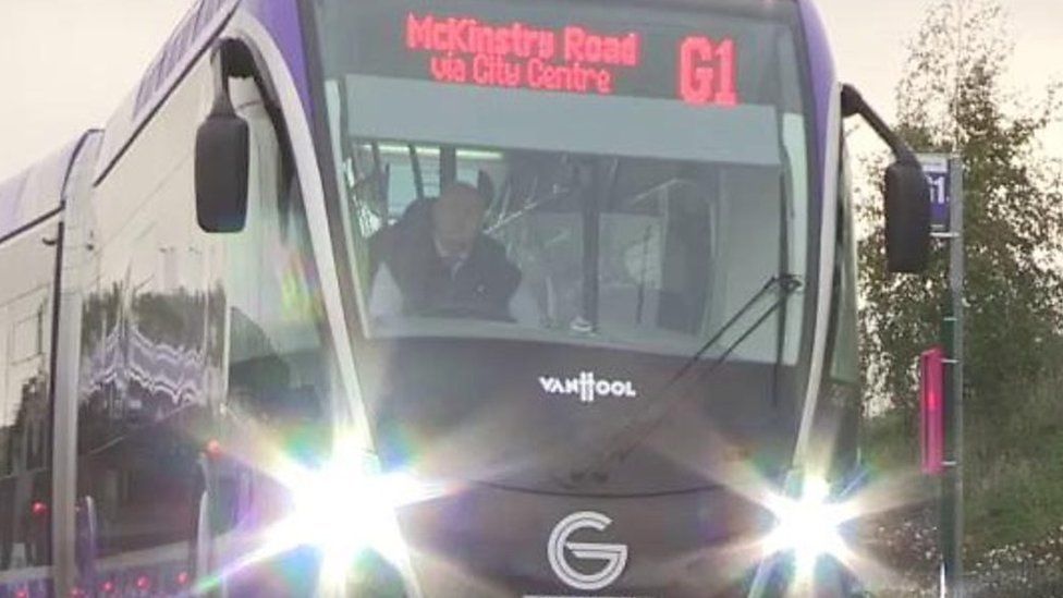 Translink sets zero-emissions goals for next 25 years - BBC News