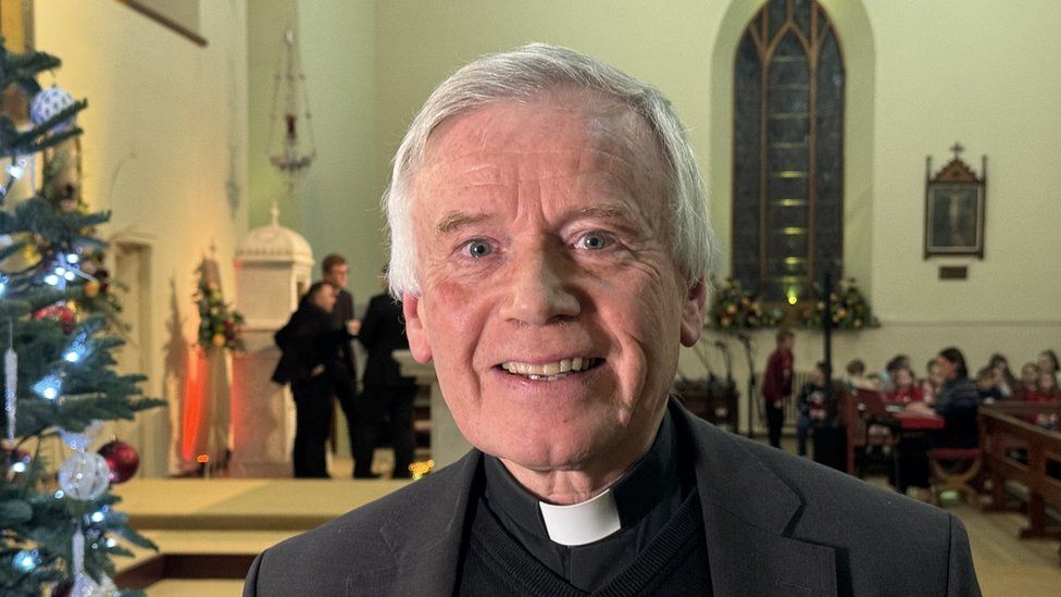 Augher: Restored 100-year-old church bell rings again - BBC News