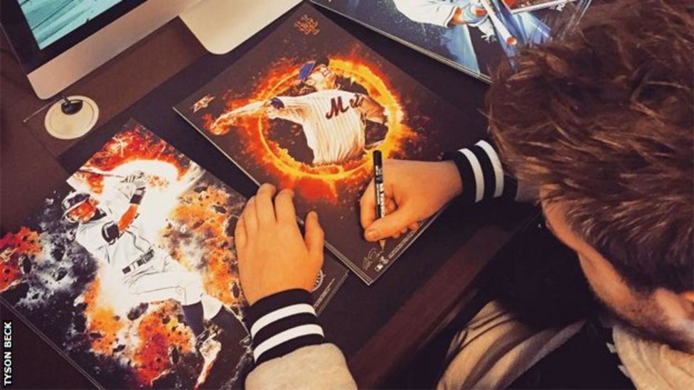 Tyson Beck is the graphic designer who makes the NBA look good - BBC Sport