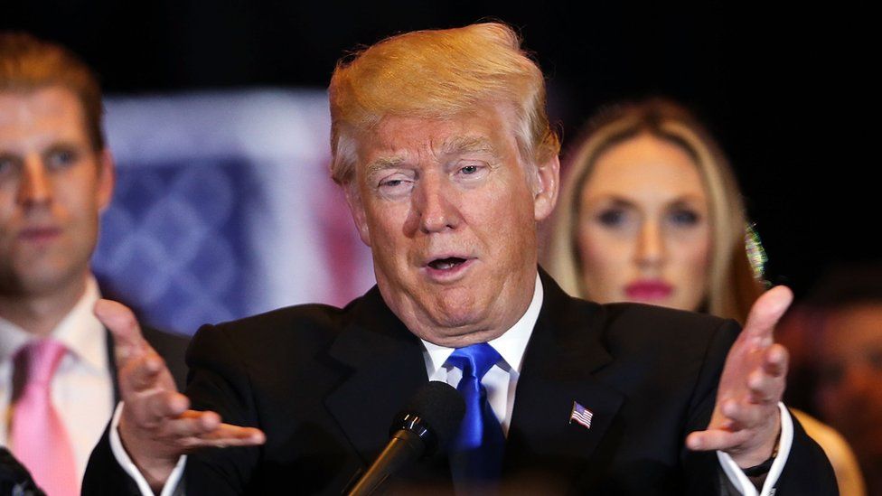 Newspaper headlines: Trump 'for White House', Syrian child refugees and ...