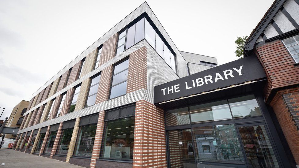 New £10m Willesden Green library and art space opens - BBC News