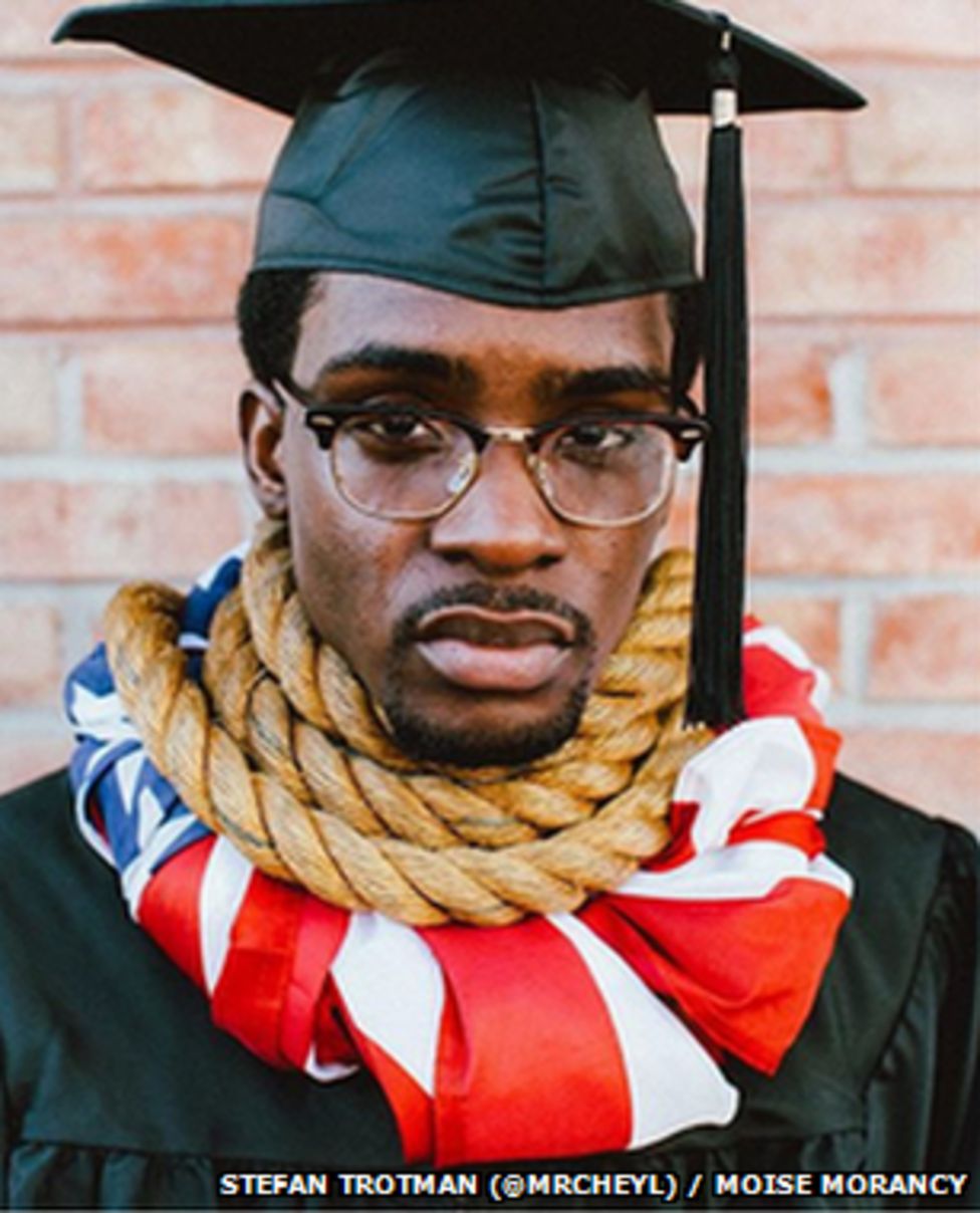 Noose self-portraits question how equal black Americans really are ...