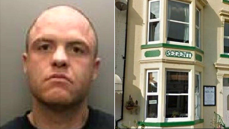 Wayne Hollerin: Blackpool 'God message' attacker jailed for life - BBC News