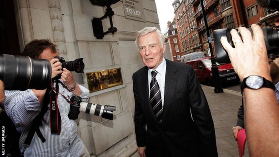 Max Mosley obituary: A dizzying intellect; an intimidating man - BBC Sport