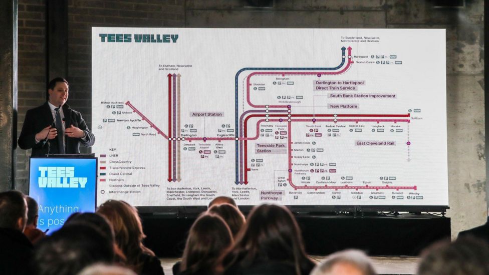 Tees Valley authority unanimously backs £1bn transport plan - BBC News