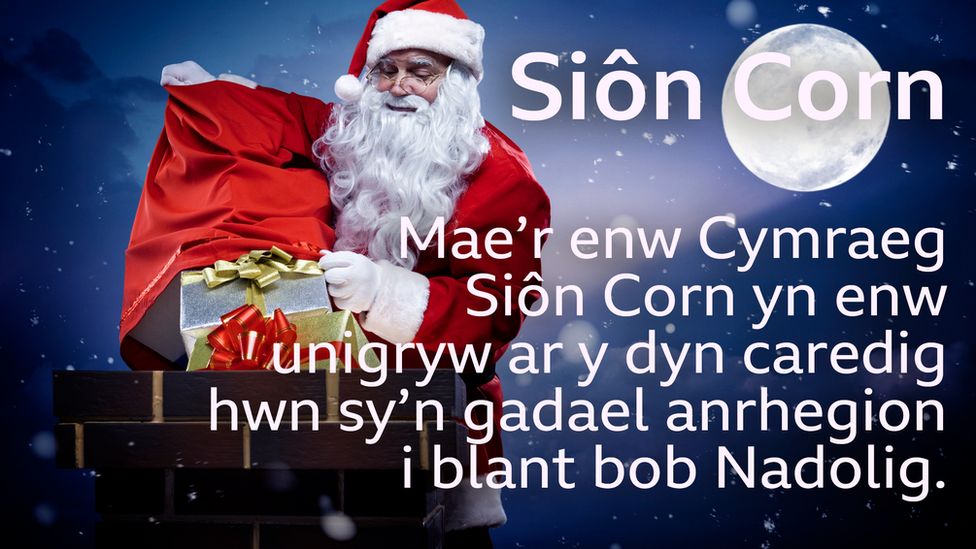 Y Nadolig mewn pump gair - BBC Cymru Fyw