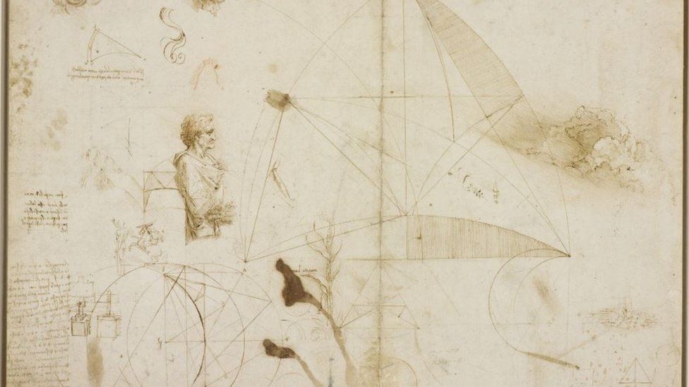 Leonardo da Vinci works on display at Birmingham Museum - BBC News