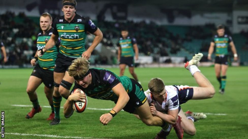 Henry Pollock: Northampton Saints teenager becomes club's youngest ...