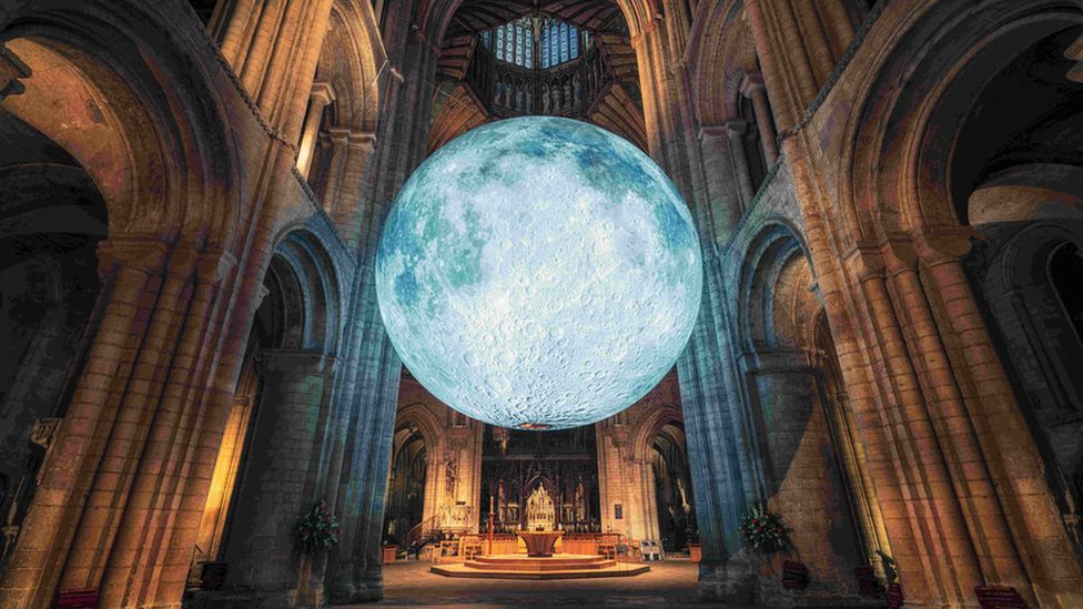 Southwell: 'Incredible' Museum of the Moon to arrive at cathedral - BBC ...