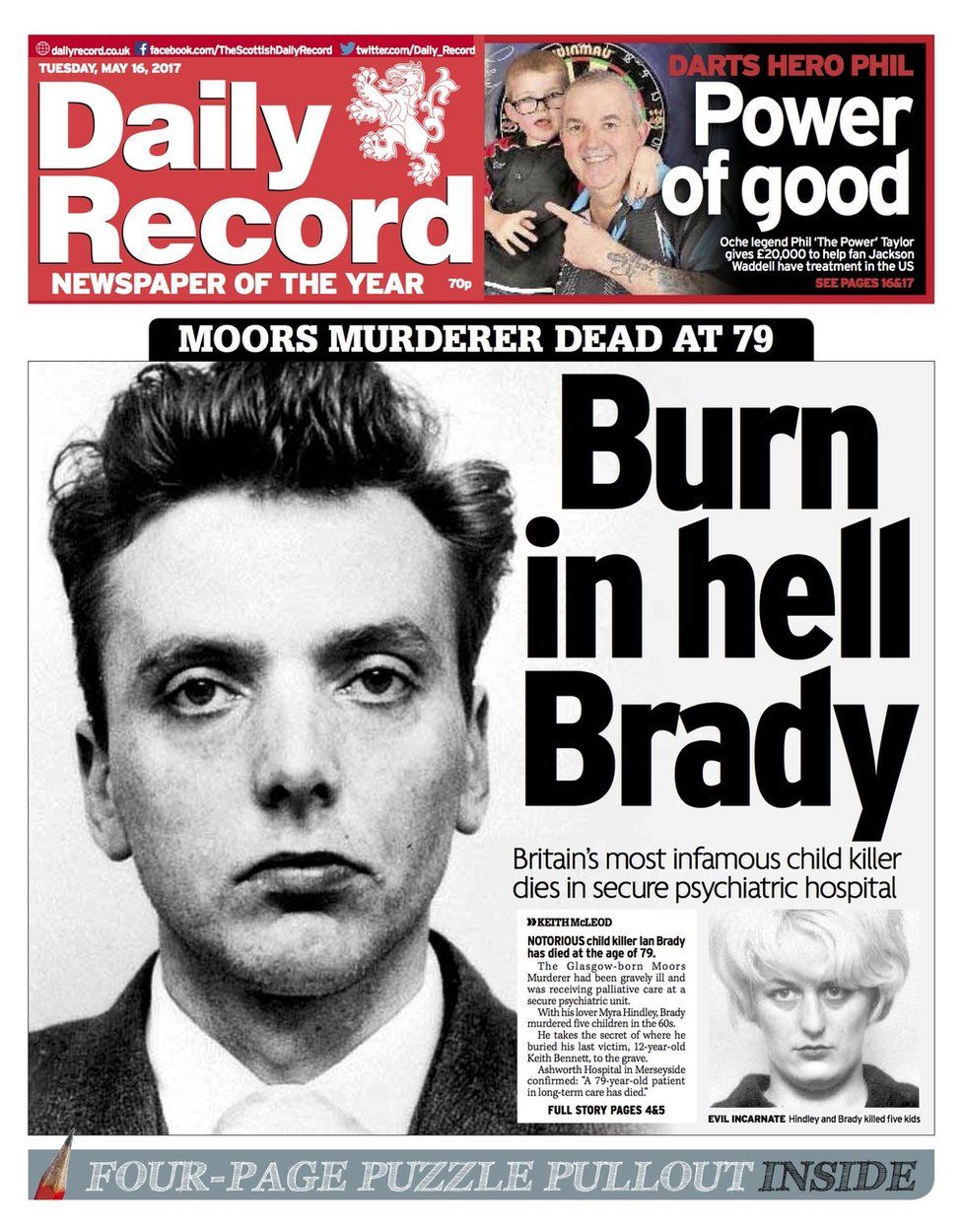 Scotland's papers: Brady dead and Corbyn's 'pitch for power' - BBC News