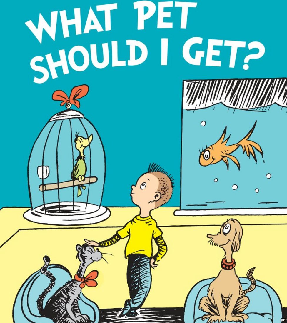 Dr Seuss: New book 'What Pet Should I Get?' goes on sale - BBC Newsround