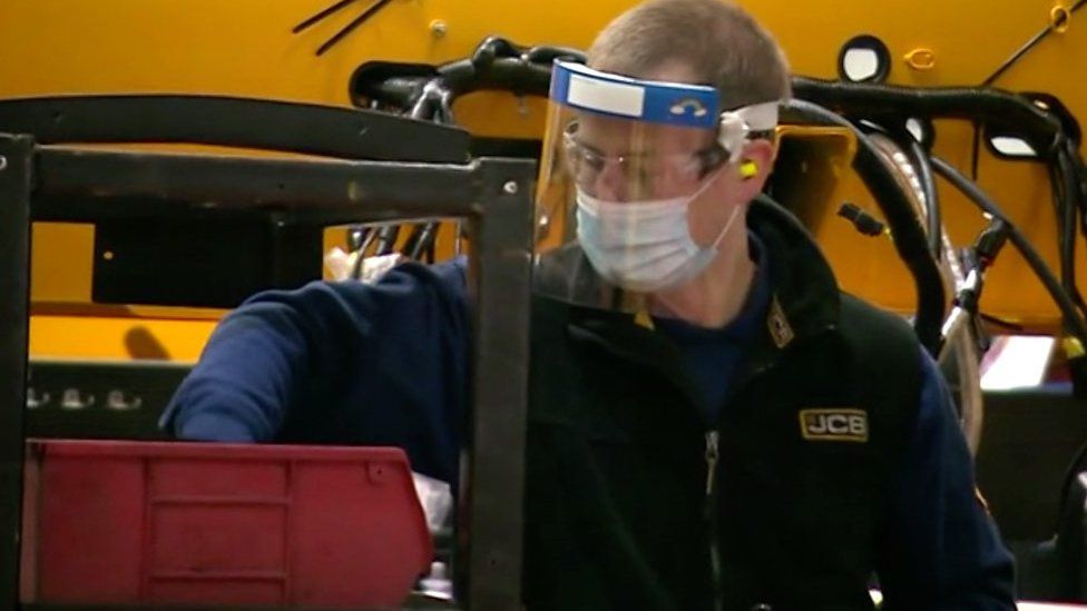 JCB creates 20 new jobs in Wrexham after 'sharp' market rebound - BBC News