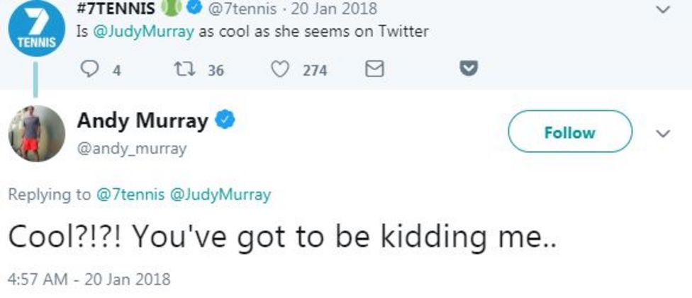 Andy Murray social media - BBC Sport
