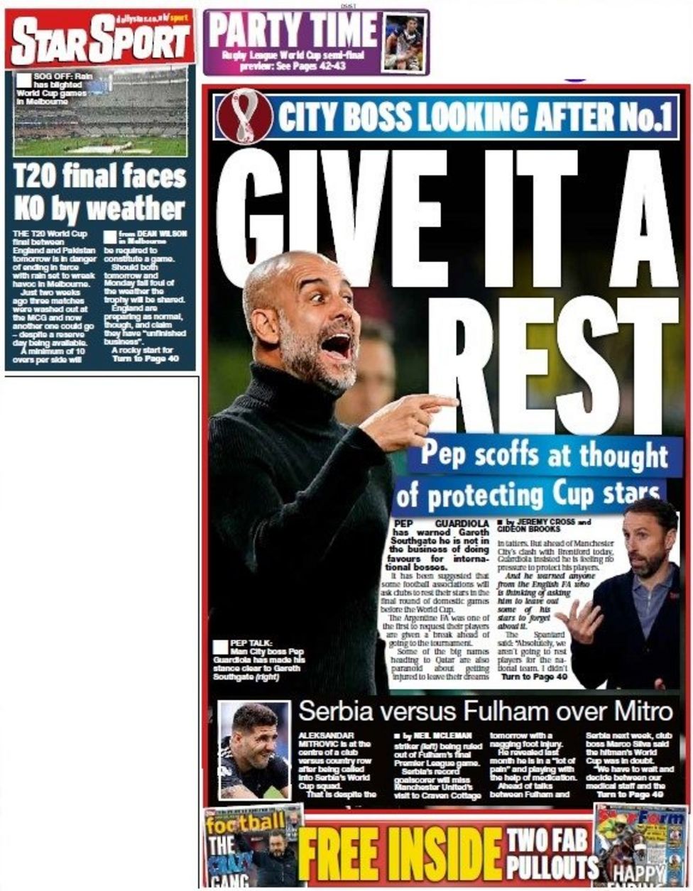 Saturday's back pages - BBC Sport
