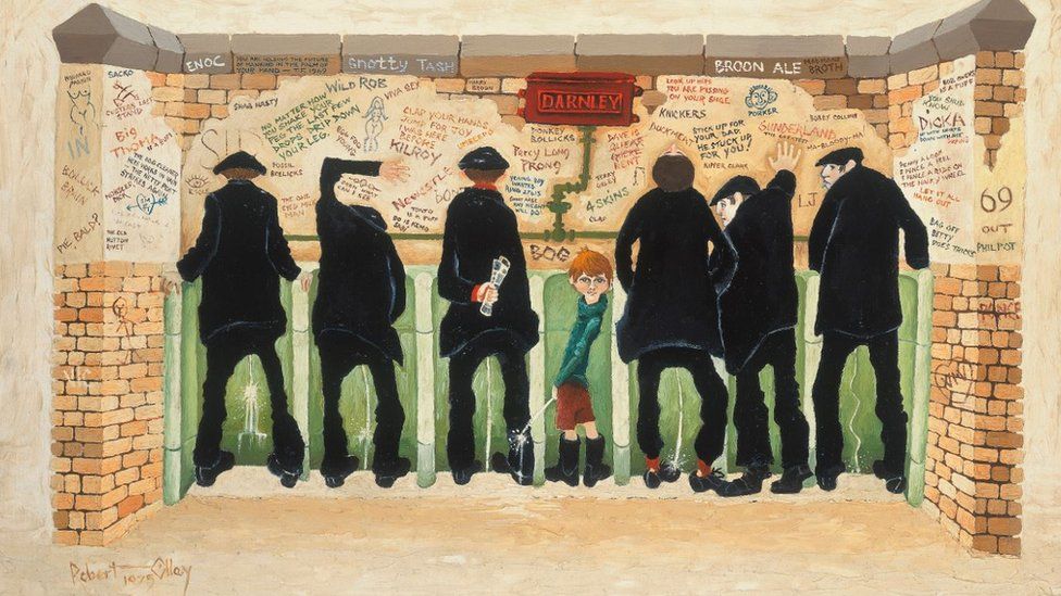 Gallery marks miner artist Bob Olley's 80th birthday - BBC News