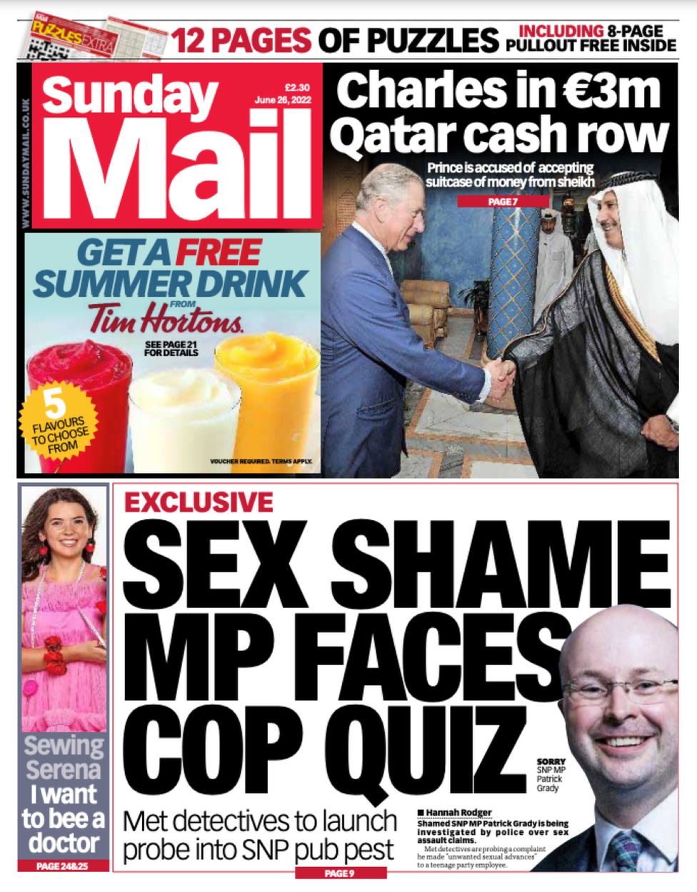 Scotland's papers: FM says independence 'essential' and MP investigated ...