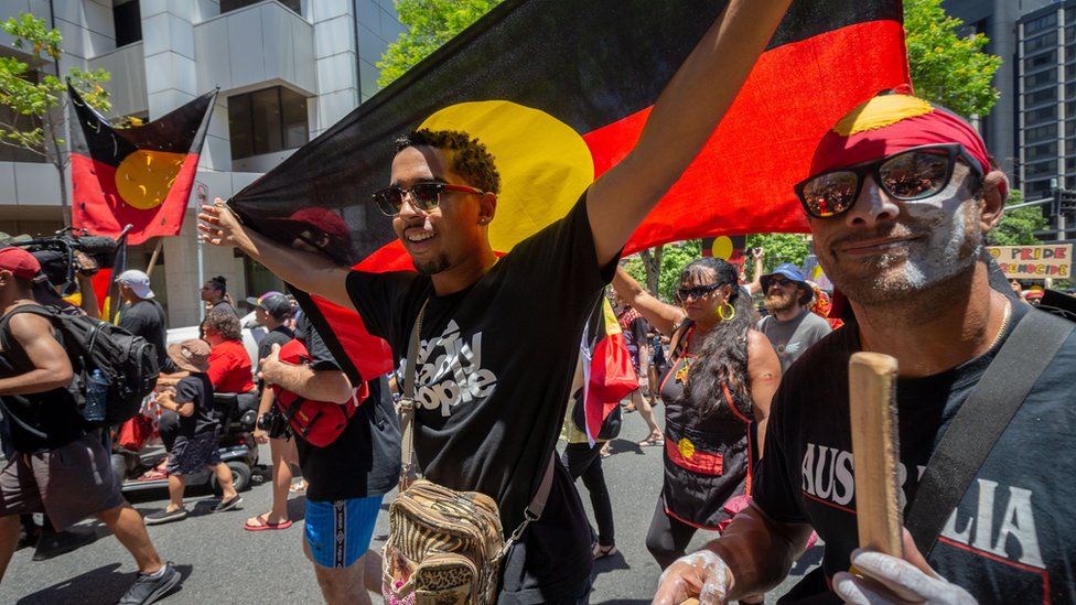 Australia Day celebrated amid 'Invasion Day' protests - BBC News