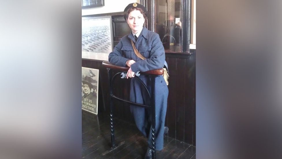 VE Day 2020: Ely bride-to-be dons WW2 uniform after wedding called off ...