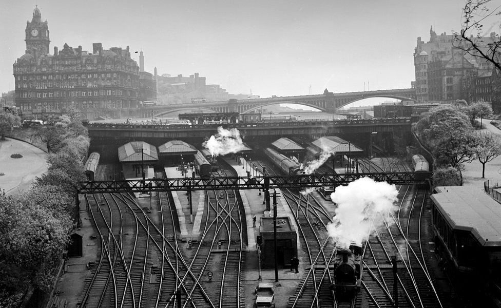 The beautiful stations of rail's golden age - BBC News