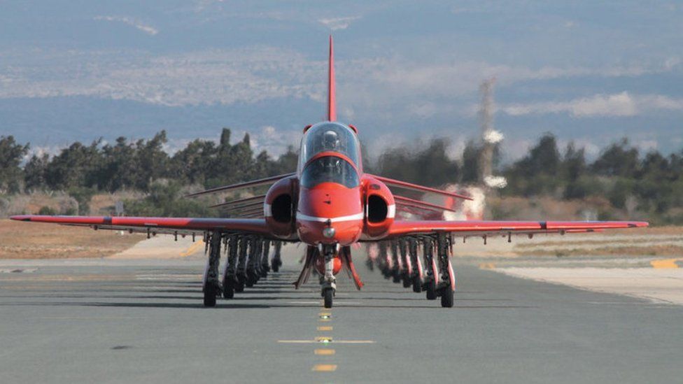 Red Arrows on 60-day 'Best of British' tour - BBC News