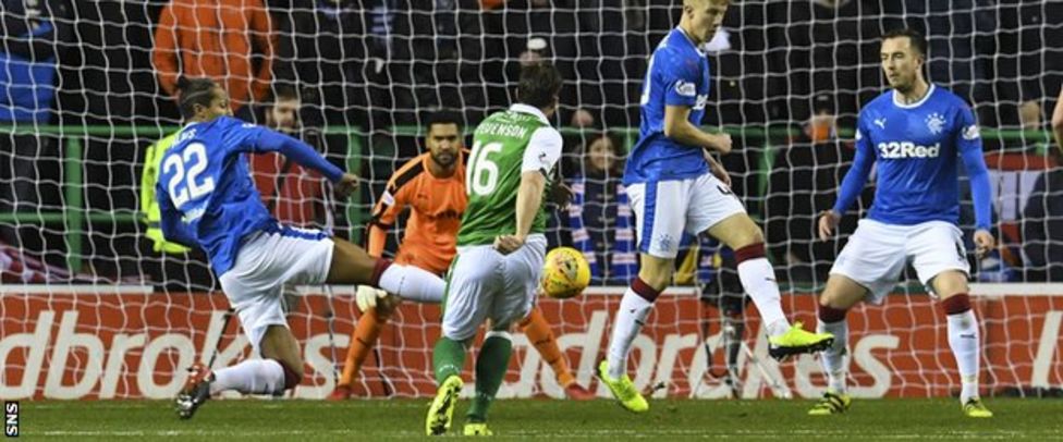 Hibernian 1-2 Rangers - BBC Sport