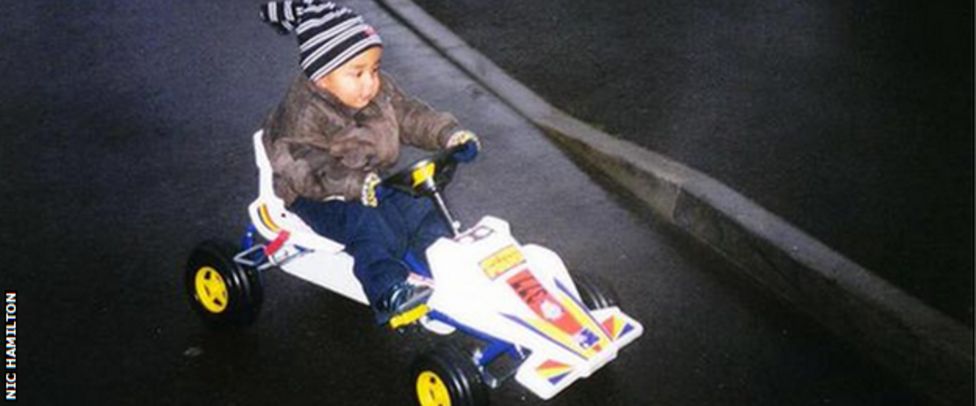 Nic Hamilton: From computer games with Lewis to racing history - BBC Sport