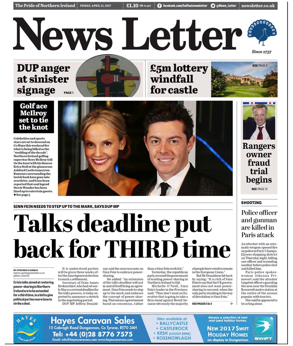 Newspaper review: Greens set to join 'anti-Brexit' axis - BBC News