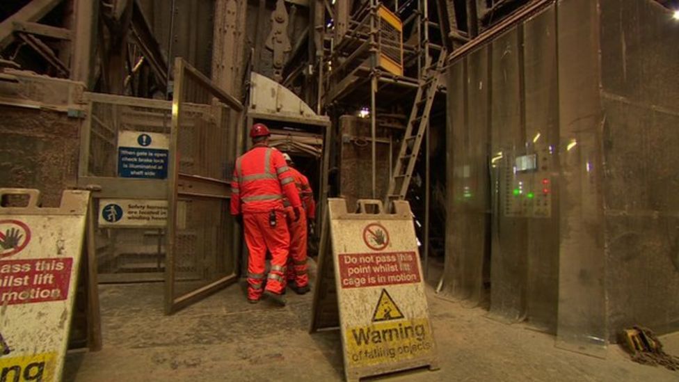 Inside the UK's largest salt mine - BBC News