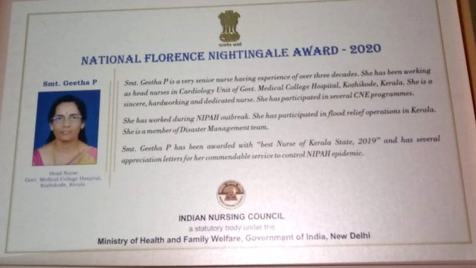 Kerala: India's 'Florence Nightingale' who saved soldier's life mid-air ...