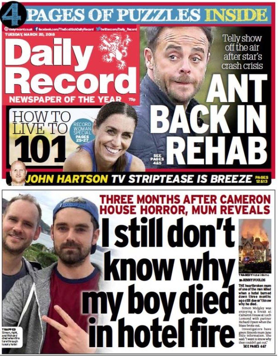 The papers: Fishermen's Brexit 'betrayal' - BBC News