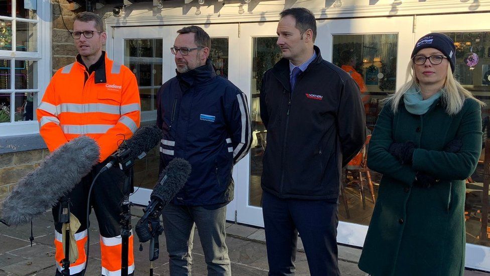 Stannington: Cause of flooded gas supply still unknown - BBC News