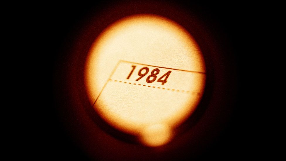 George Orwell's 1984 returned to Portland library after 65 years - BBC News