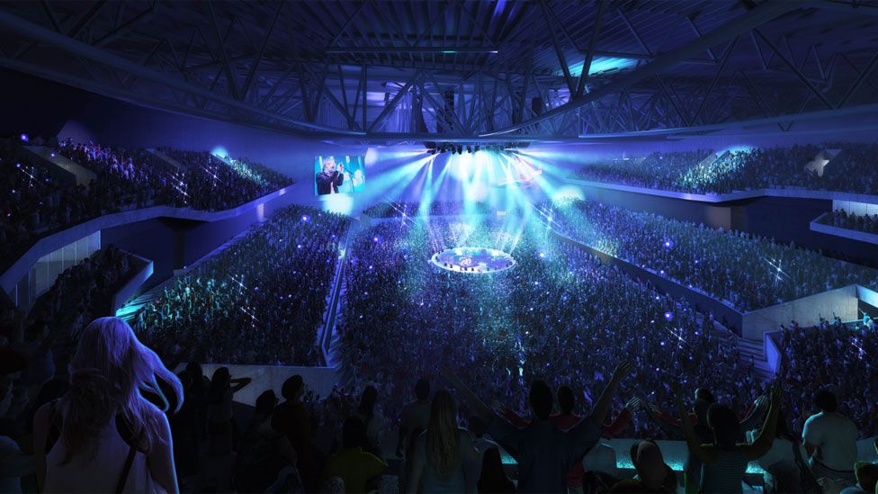 Plans go in for Bristol's £90m city centre arena - BBC News