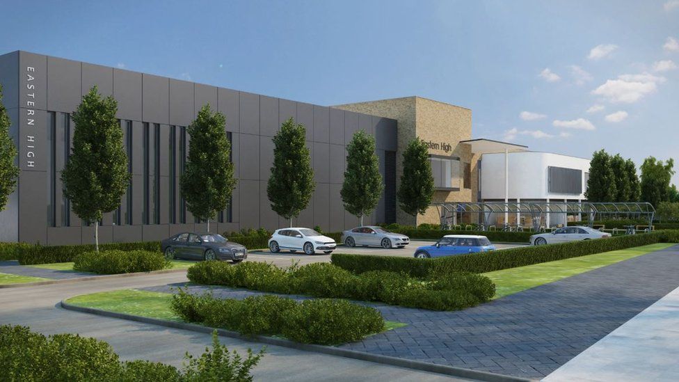 New £25m Eastern High School in Cardiff approved by planners - BBC News