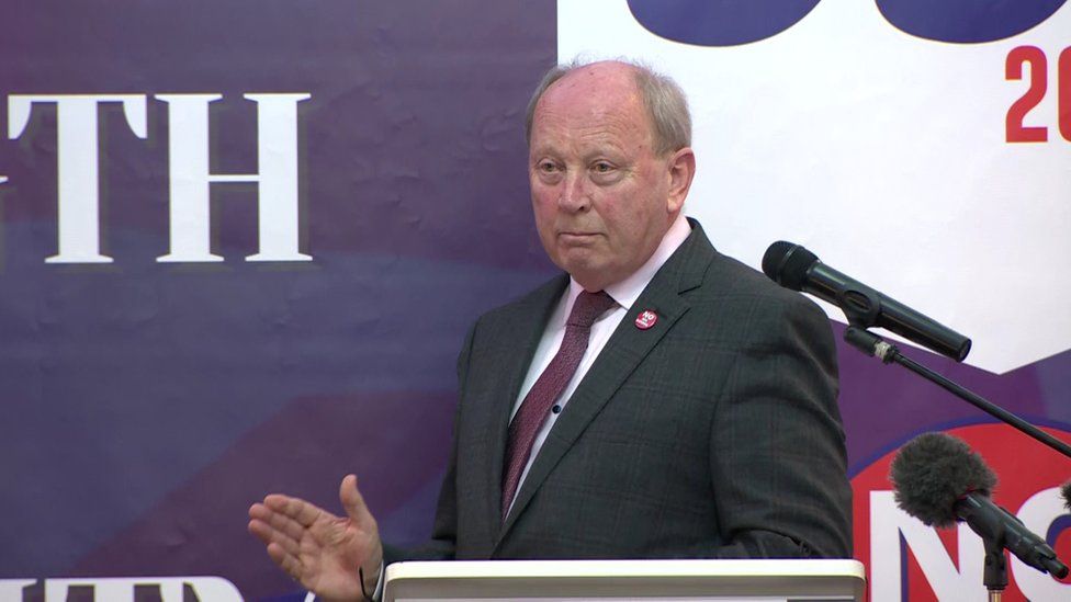 Jim Allister says TUV 'fighting to win' in assembly election - BBC News