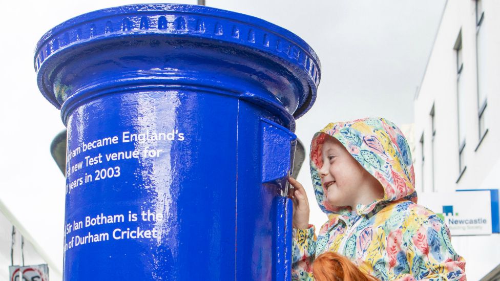 Cricket World Cup: Blue post boxes mark the start of tournament - BBC ...