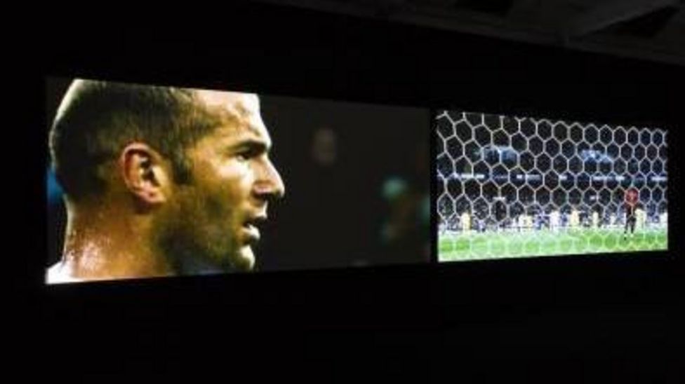 Zidane film joins beautiful game exhibition in Wolverhampton - BBC News