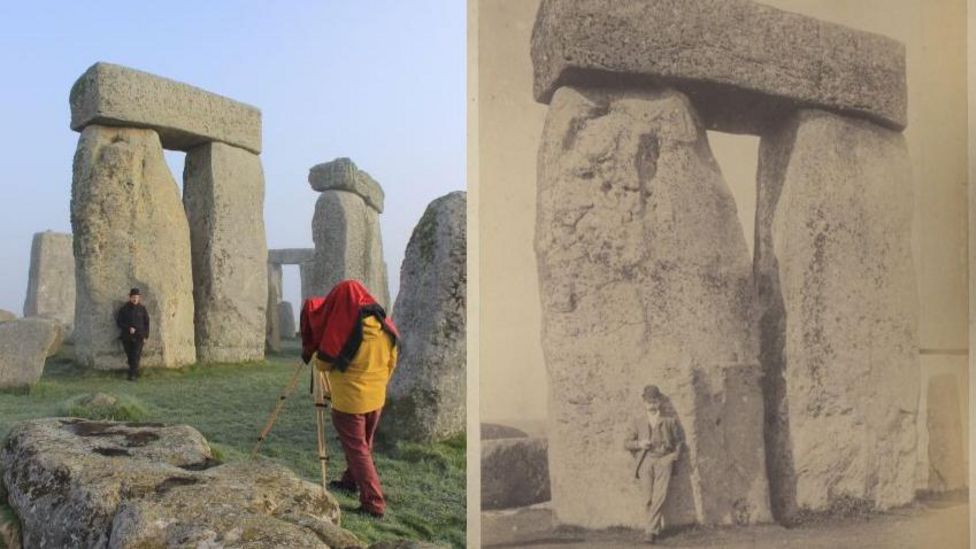 Academic recreates Stonehenge images by 1890s photography pioneer - BBC ...