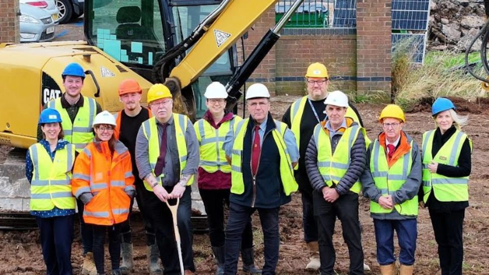 Shirebrook: Building work starts on £9.6m crematorium - BBC News