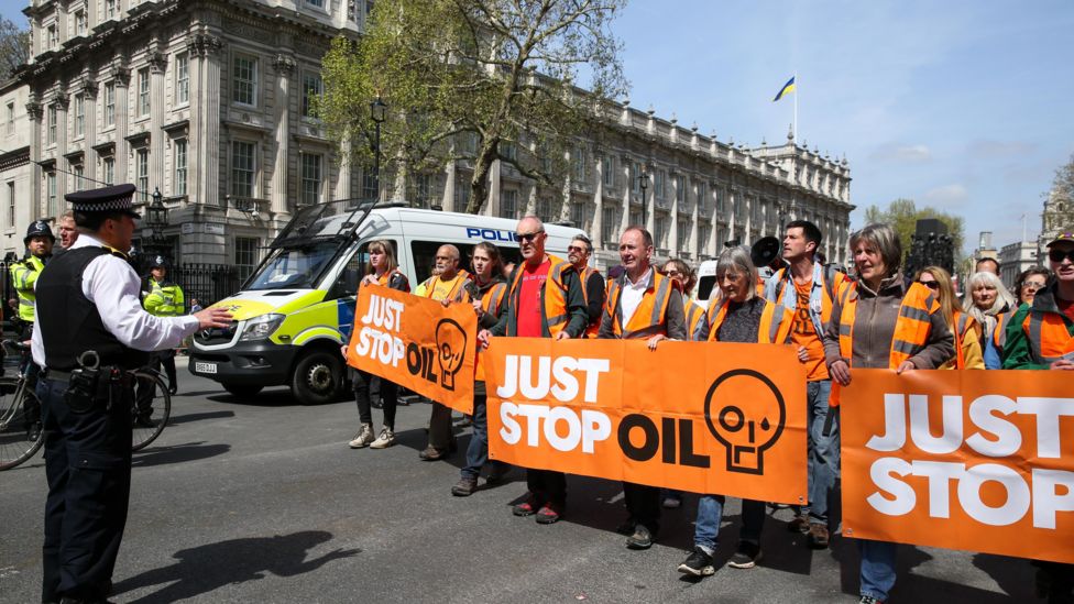 TfL seeking to ban more climate activists from blocking roads - BBC News