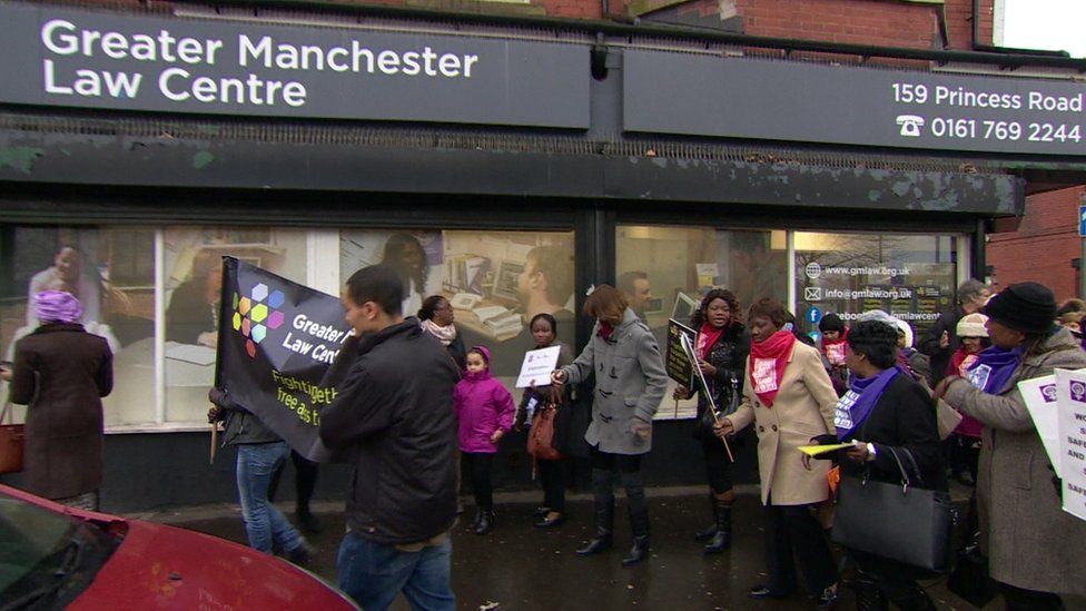 Free legal aid at Manchester's 'courageous' new law centre - BBC News