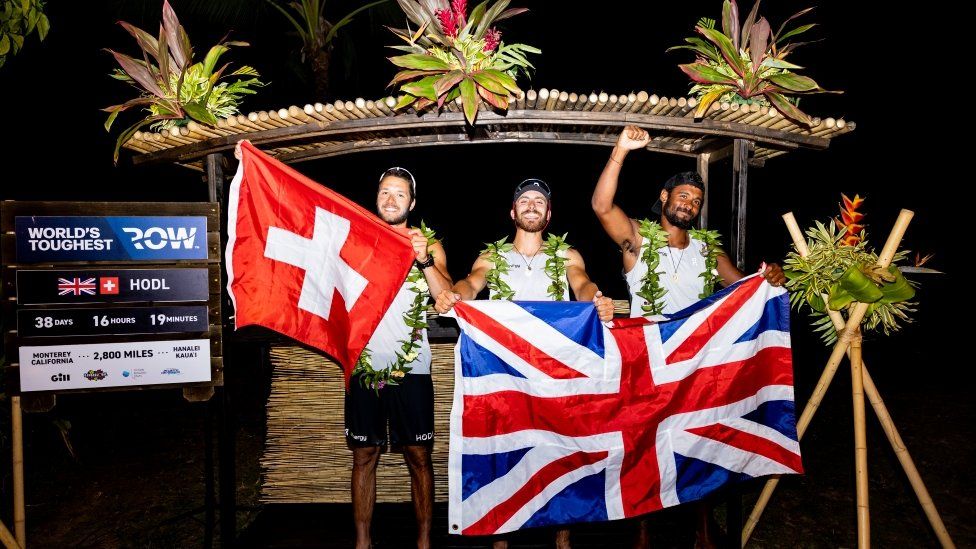 Team from Norfolk set Mid-Pacific rowing record as first male trio ...