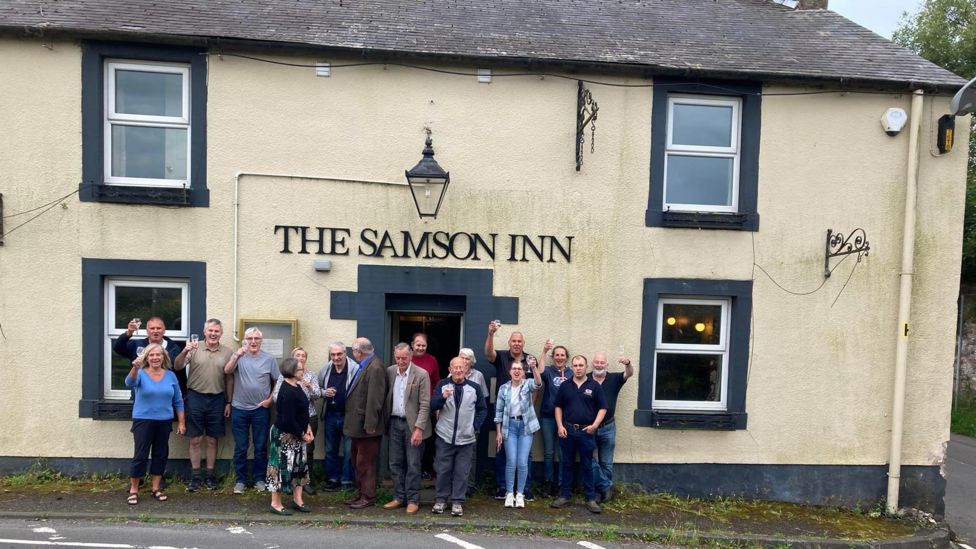 Gilsland buys back The Samson Inn village pub - BBC News