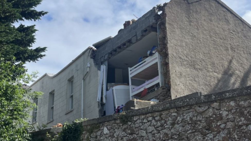 Two in hospital after suspected house explosion in Jersey - BBC News