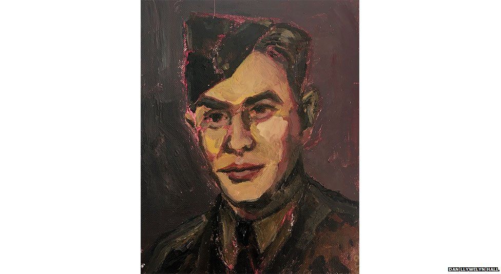 Queen's artist paints last Canadian WWII 'Dam Buster' pilot - BBC News