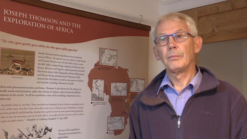 Explorer Joseph Thomson from Penpont honoured by the Maasai - BBC News