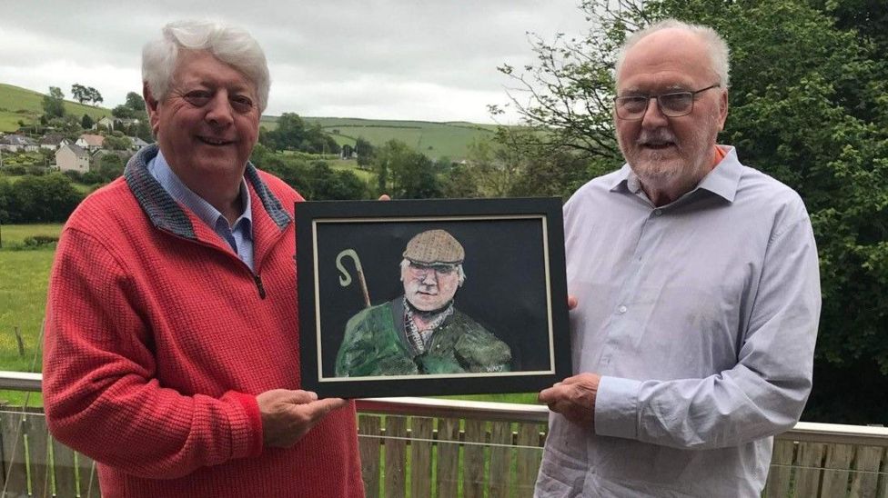 Dai Jones Llanilar - portread i godi arian i'r Sioe Fawr - BBC Cymru Fyw