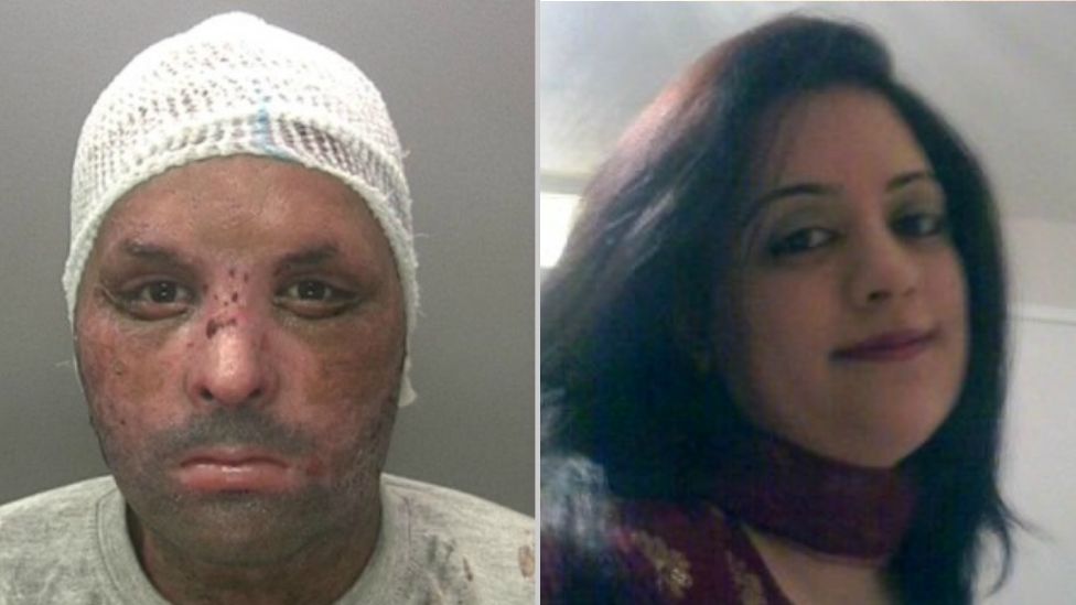 Birmingham man who killed wife in decorating row fire jailed - BBC News